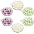 6 Pcs Bath Shower Pouf Sponge Mesh Pouf Shower Ball Exfoliating Body ...