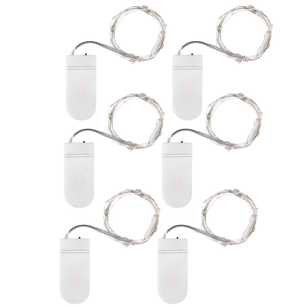 6 Pcs Batteries Lovely Layout Prop Dangling Lights Fairy Lights ...