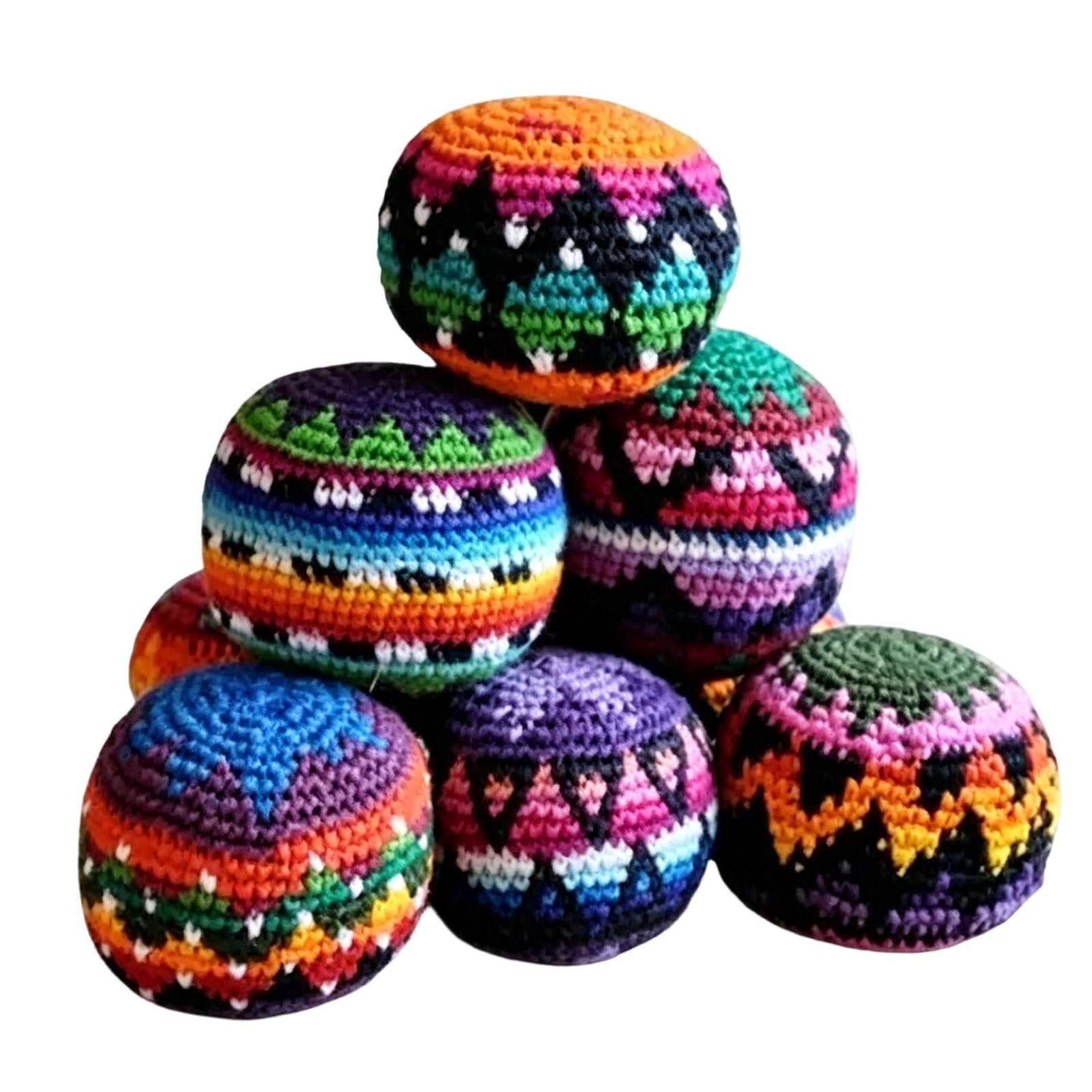 6 Pcs Beach Knitted Footbag, 2026 Upgrade Hand-Made Knitted Footbag ...