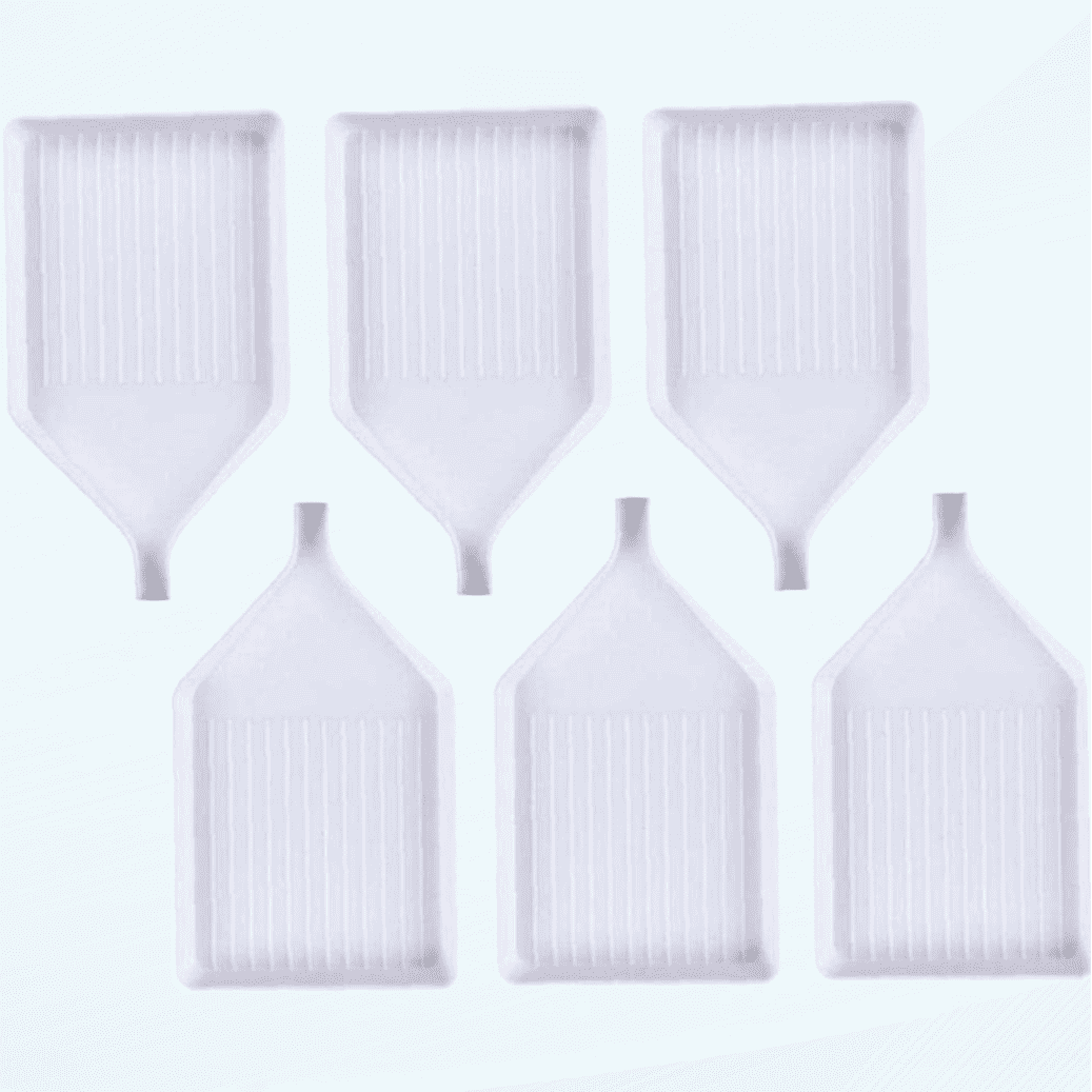 6 Pcs Bead Sorting Trays Art Diamond Painting Tools Storage Containers ...
