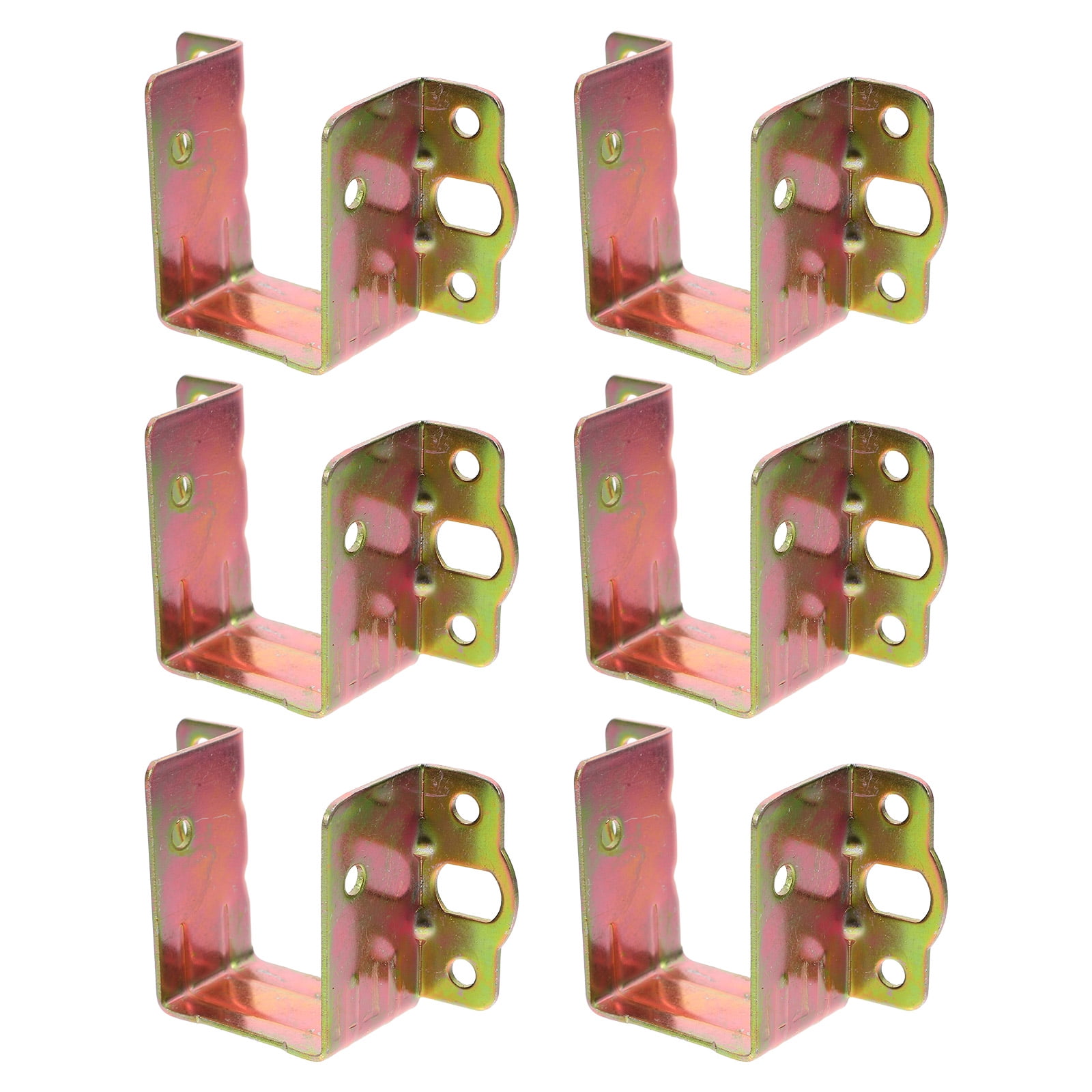 6 Pcs Bed Bracket Bed Risers Bedframe Bed Hardware Bed Rail Hooks Bed ...