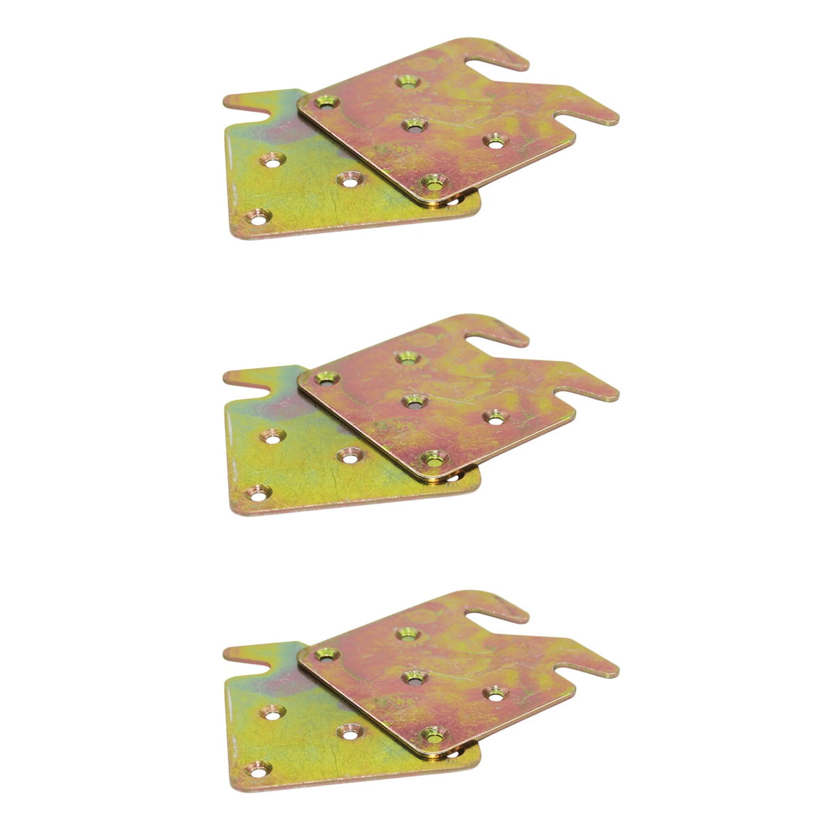 6 Pcs Bed Connector Accessories Hanging Hooks Peg Hinge Hardware Wooden ...