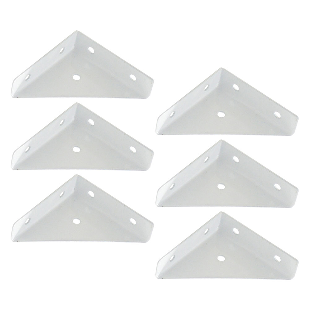6pcs Corner Braces Triangle Corner Brackets Bed Table Corner Connectors ...