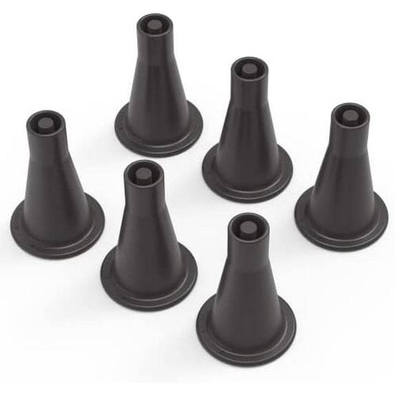 6 Pcs Bed Frame Feet, Tall Sturdy Cone Shaped Legs, Plastic Bed Risers ...