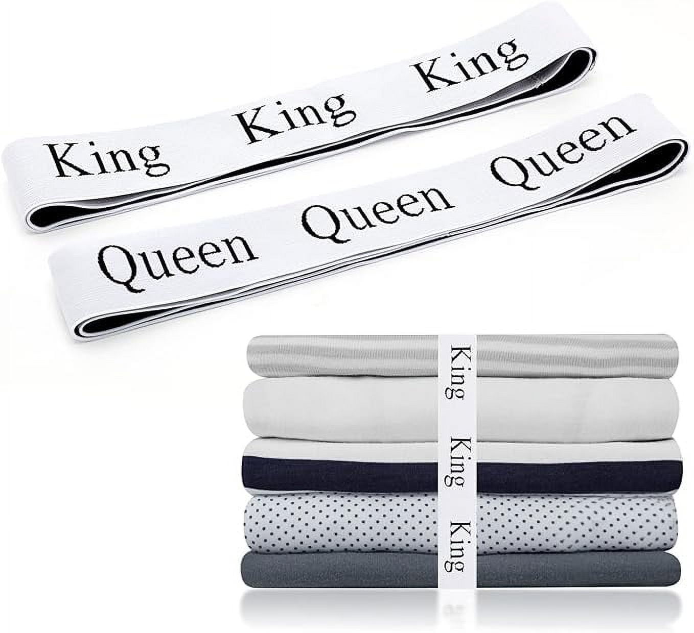 6 Pcs Bed Sheet Organizer Bands Sheet Organizer for Linen Closet Sheet ...