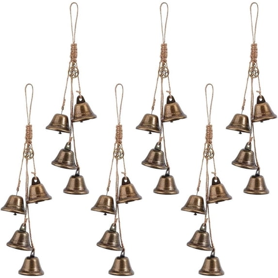 6 Pcs Bells for Door Knob Bells Door Knob Hanger Bell Wind Chimes ...