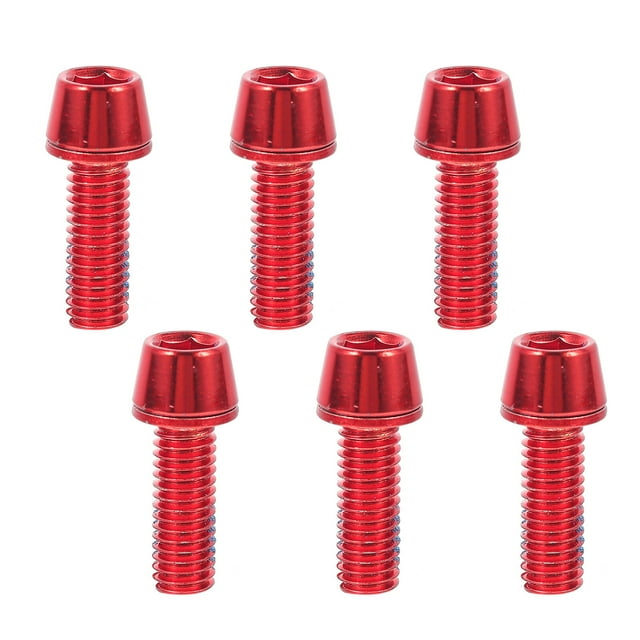 6 Pcs Bikes Bicycle Screw Professional Bike Rotor Bolts 2.5x0.5x0.5cm ...