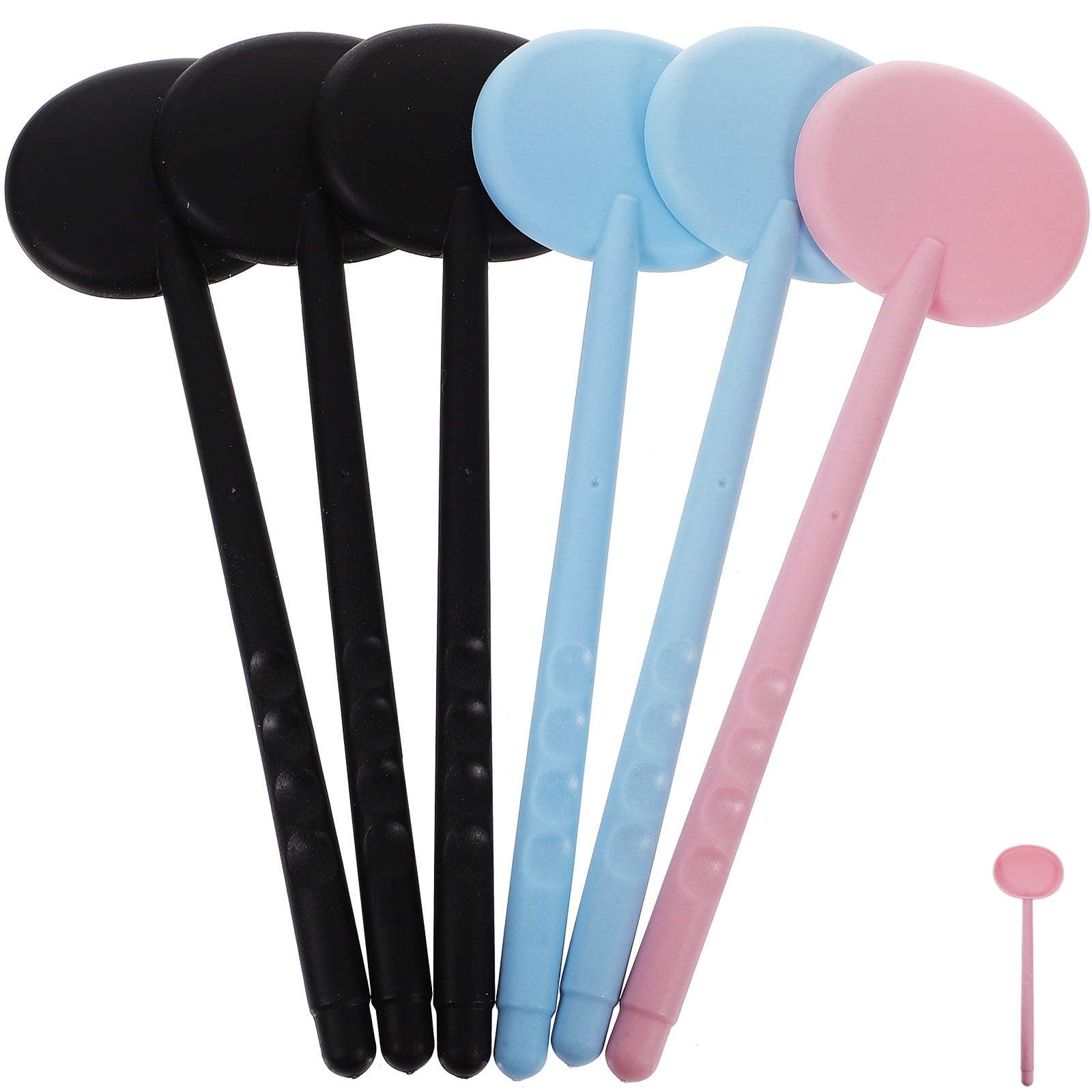 6 Pcs Black Glasses Vision Test Tool Eye Chart Exam Eye Patches for ...