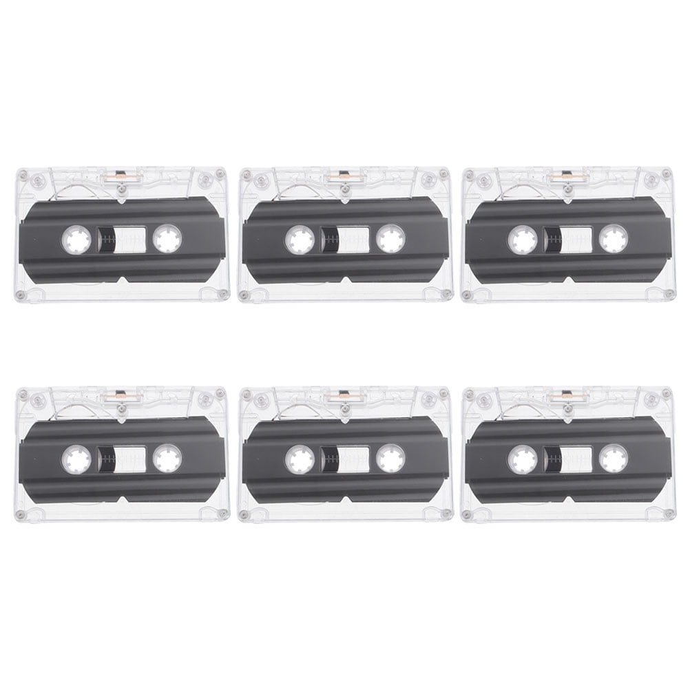 6 Pcs Blank Empty Cassette Tapes Recordable Audio Recorder with Digital ...