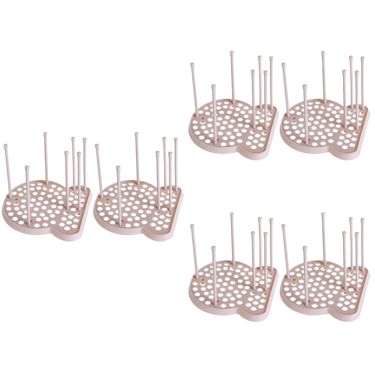 6 Pcs Bowl Chopsticks Drainer Flatware Clothes Drying Rack Household ...