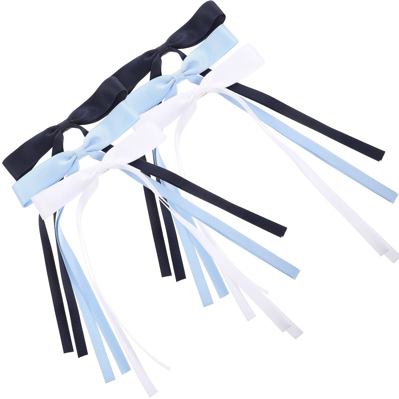 6 Pcs Bows for Hair Ribbons Clip Small Clips Women Teen Girl ...