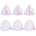 6 Pcs Bra Wash Bag Set, Delicates Lingerie Mesh Laundry Bags, Shell ...