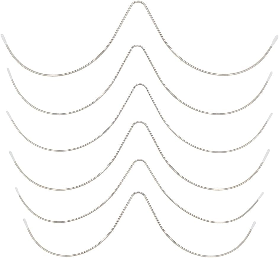 6 Pcs Bra Under Wires W Shape Bra Underwire Sturdy Steel Bra Separators ...
