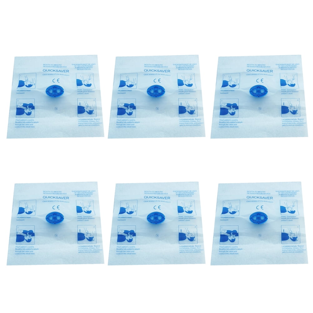6 Pcs Breathing Mask Safety Masks Dust CPR Face Barrier First Aid ...