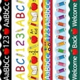 6 Pcs Bulletin Board Borders Bus Printed Border Trim Pencil Printed ...