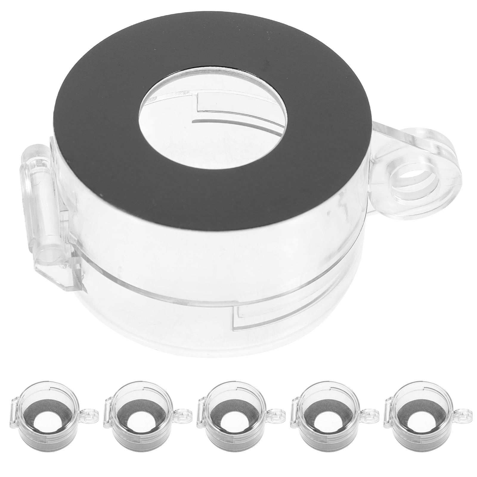 6 Pcs Button Cover Power Supply Emergency Stop Protector Protectors ...