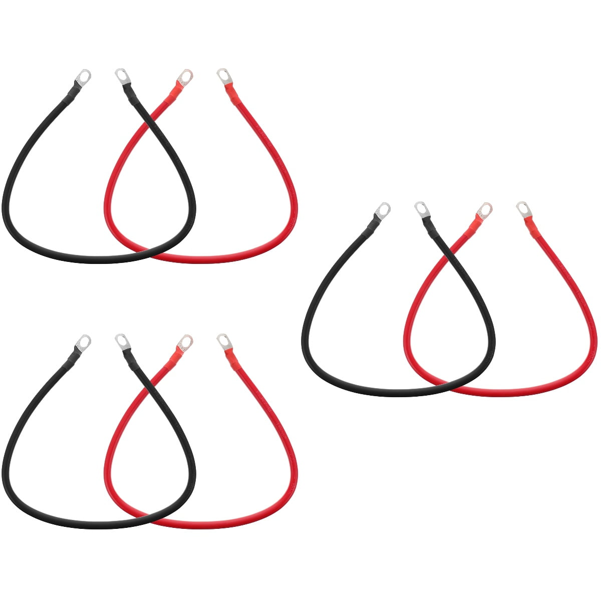 6 Pcs Cable for Batteries Battery Inverter Cables The Is Connected to ...