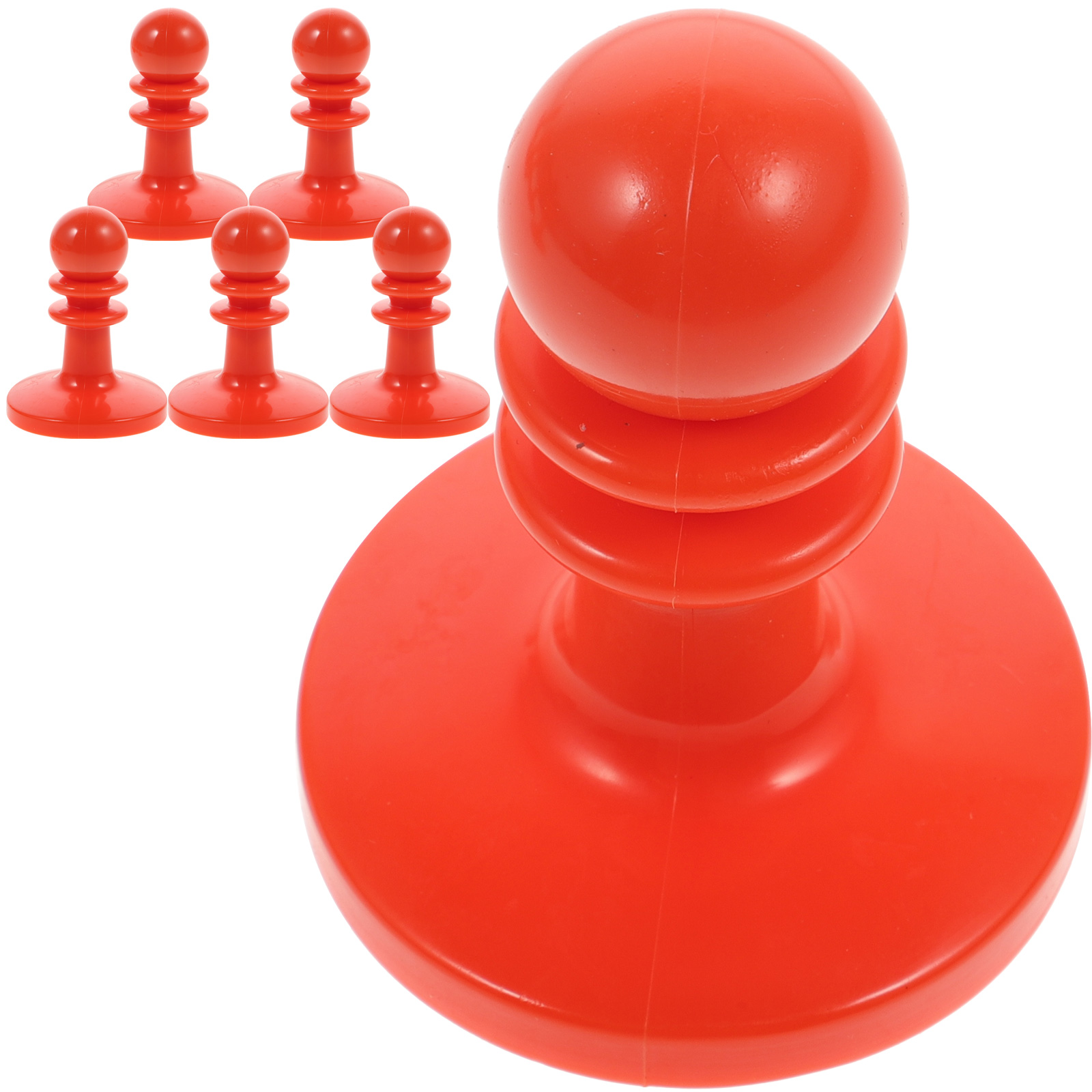 6 Pcs Camping Pole Toppers Plastic Cap Tent Safety 6.8X5X5CM Red ...