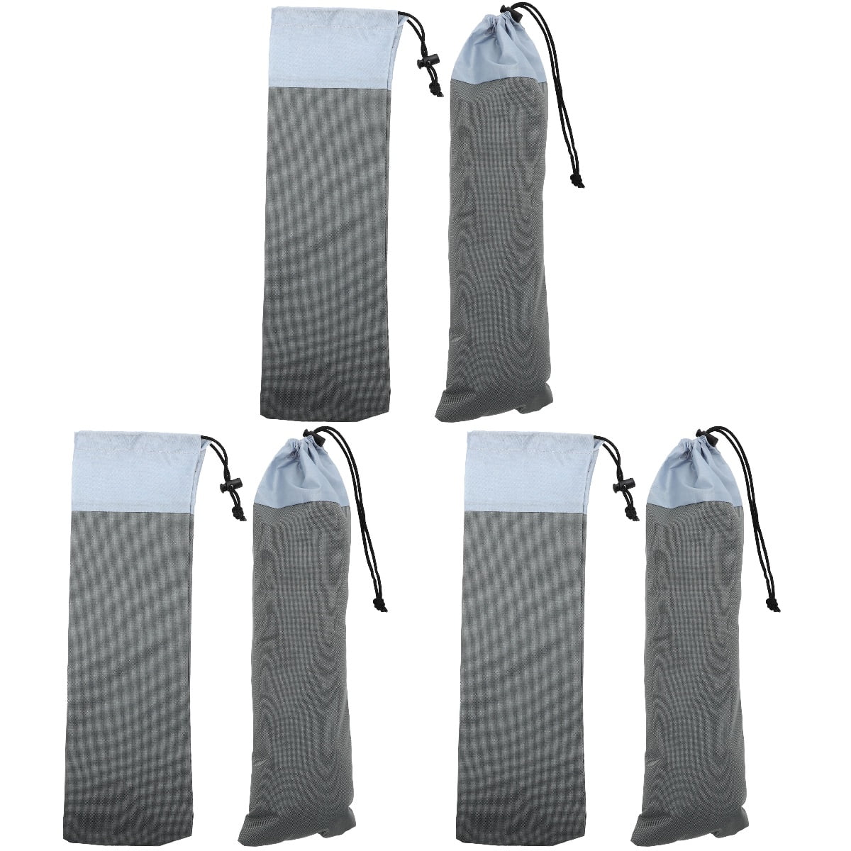 6 Pcs Camping Tent Stakes Storage Bags Outdoor Tent Spike Pouches ...