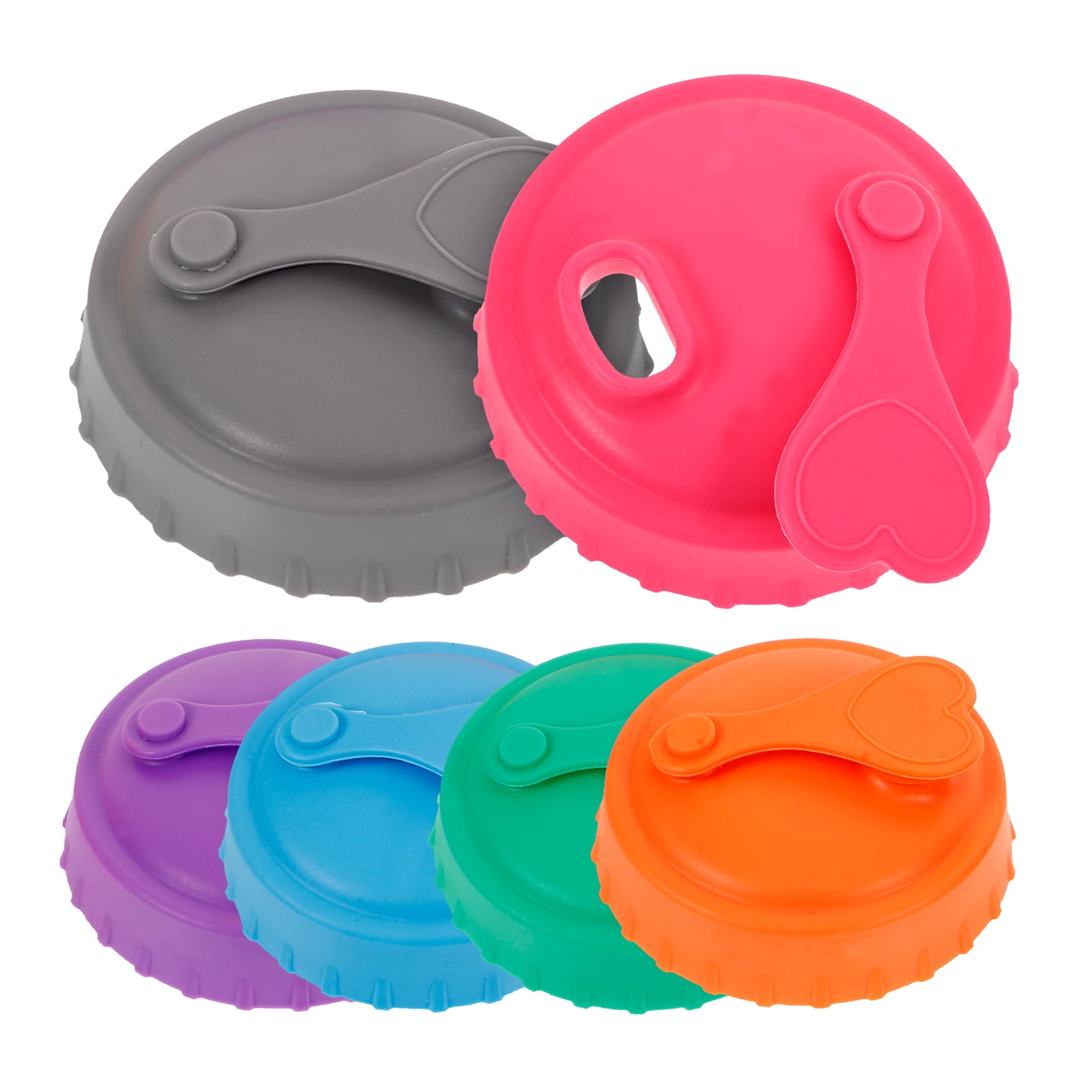 6 Pcs Can Lid Soda Cap Beer Water Seltzer Caps Lids Reusable Covers for Canned Goods - Walmart.com