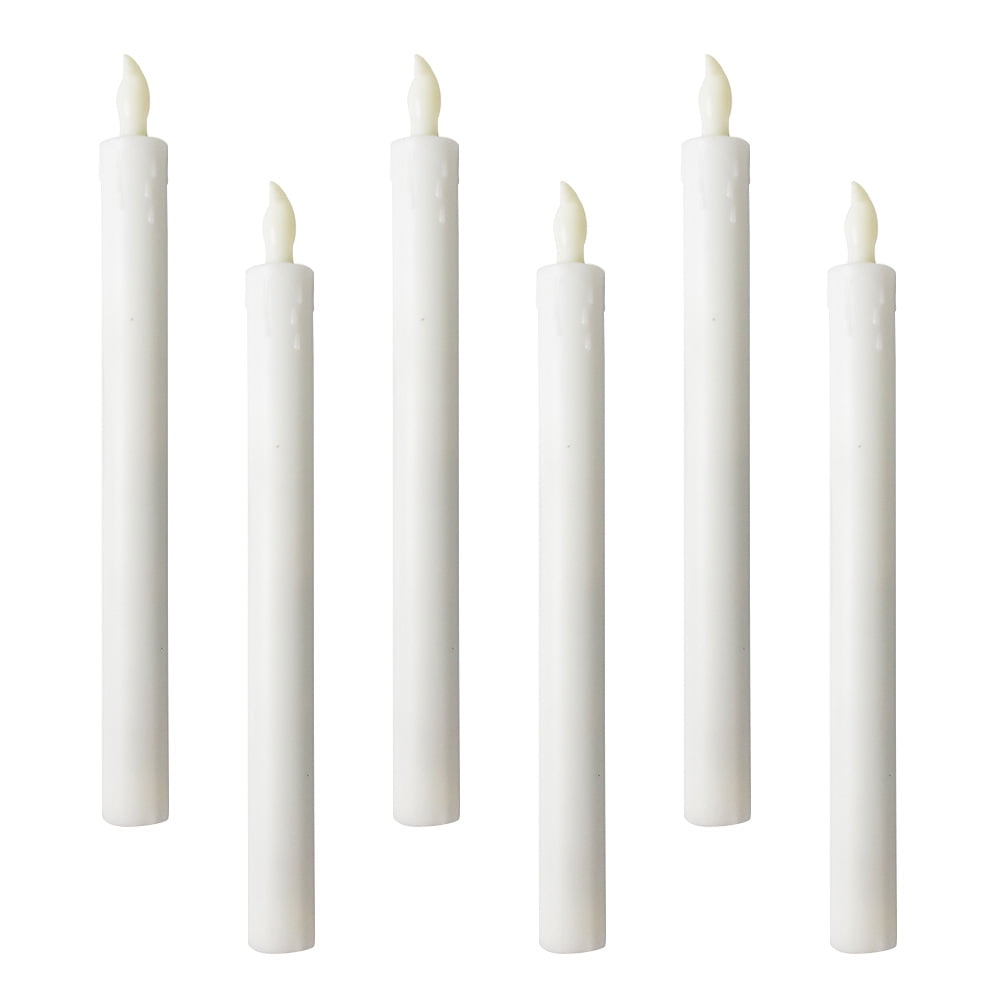 6 Pcs Candle Light LED Candles Luminara Flameless Candles LED ...
