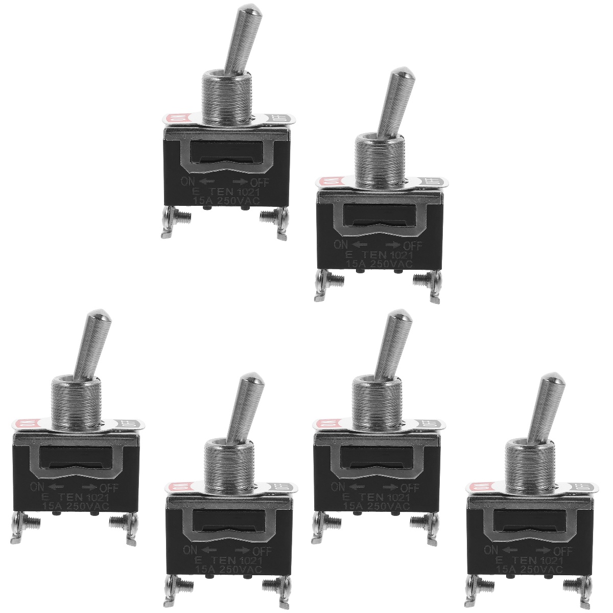 6 Pcs Car Boat Auto Toggle Switch Part Convenient Toggle Switch Marine ...