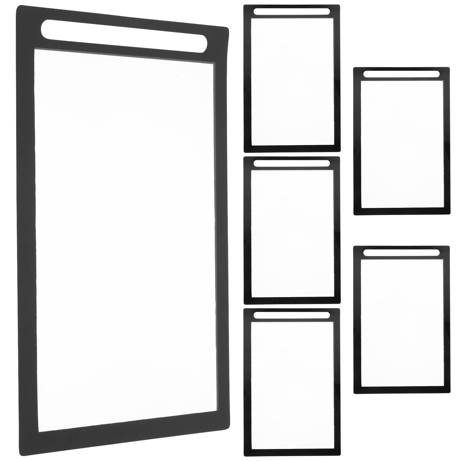 6 Pcs Card Holder Women Card Sleeves Card Cover Page Protectors 16.8X11.1cm - Walmart.com