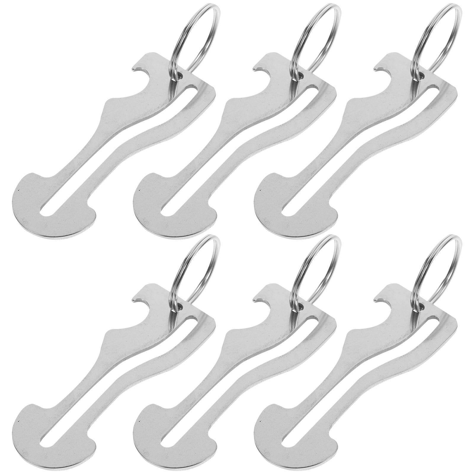 6 Pcs Cart Token Shopping Store Supply Trolley Key Rings Bag Hanging ...