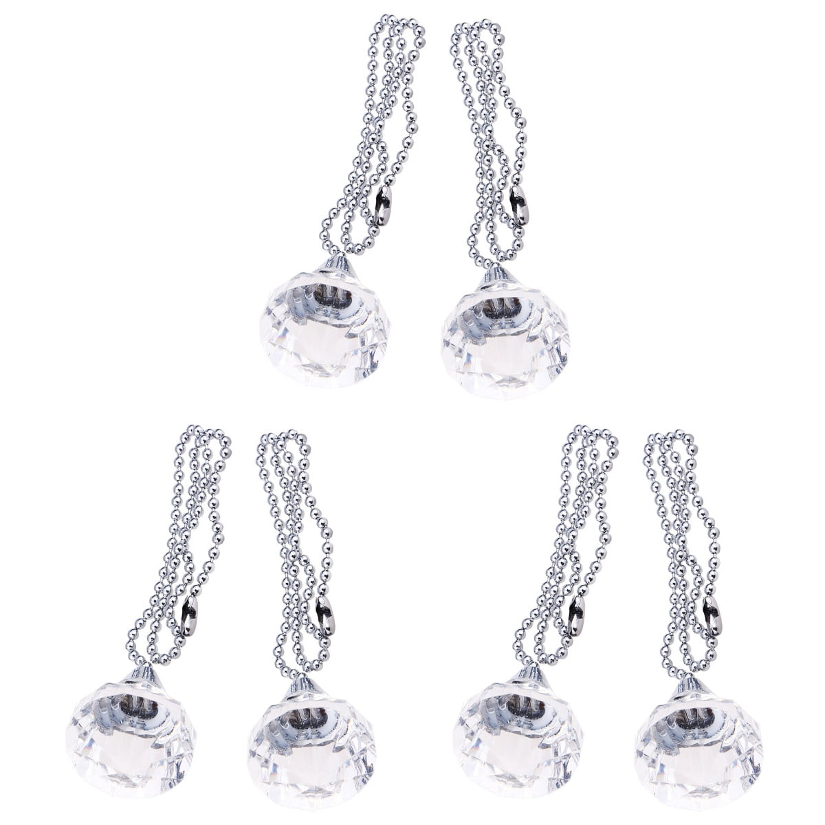 6 Pcs Ceiling Fan Pull Chain with Connector Light Accessories European ...