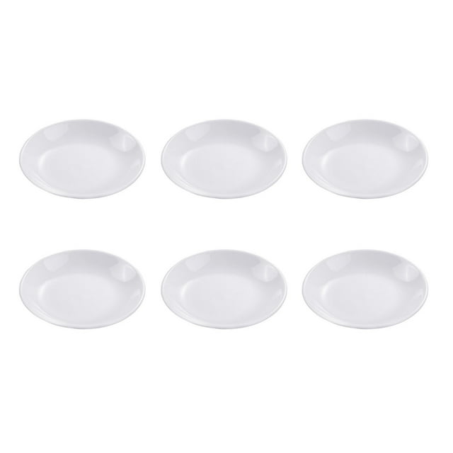 6 Pcs Ceramic Saucer Home Ceramic Small Plate Ceramic Sauce Plates ...