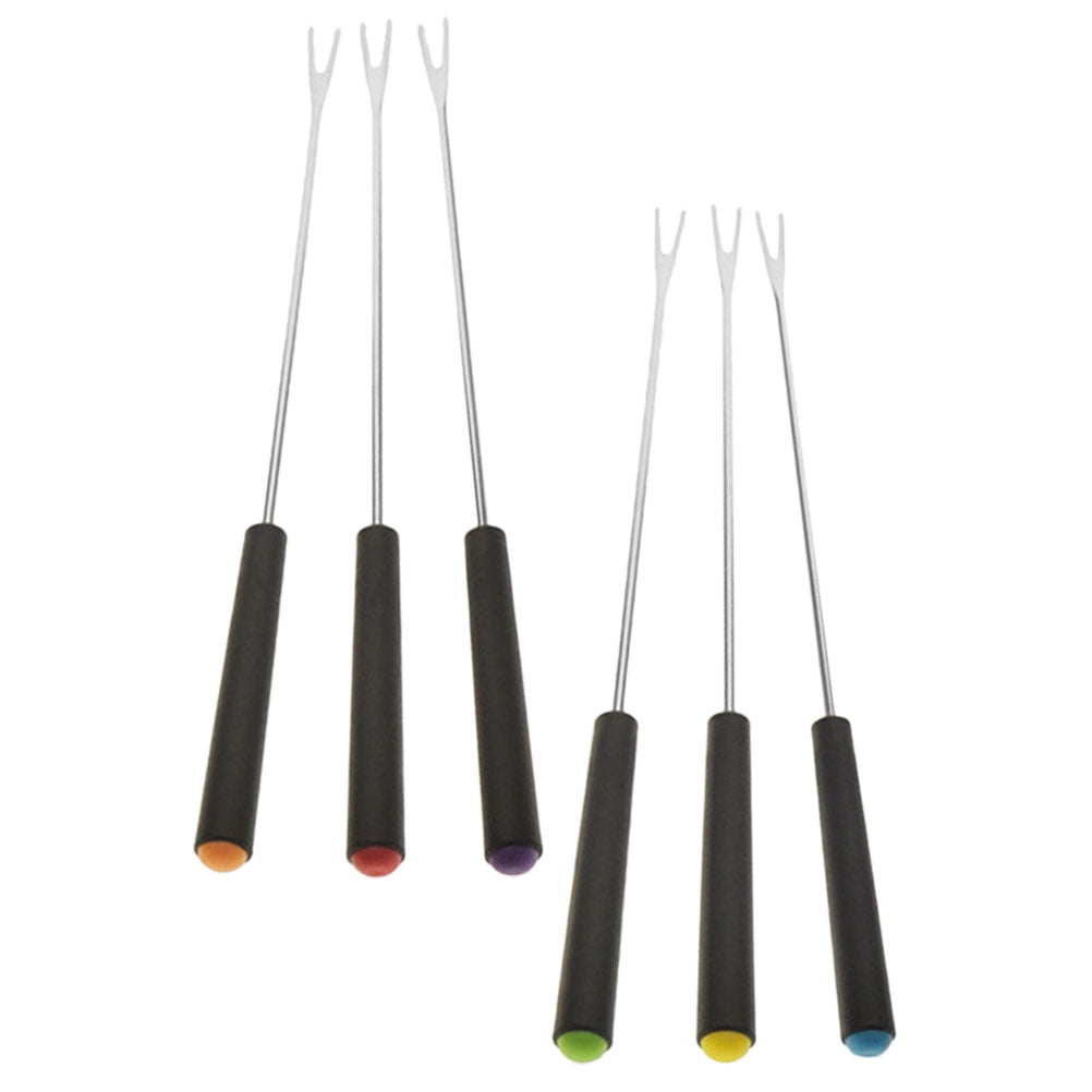 6 Pcs Chaffing Dishes Cooking Meat Forks Marshmallow Grill Set Utensils ...