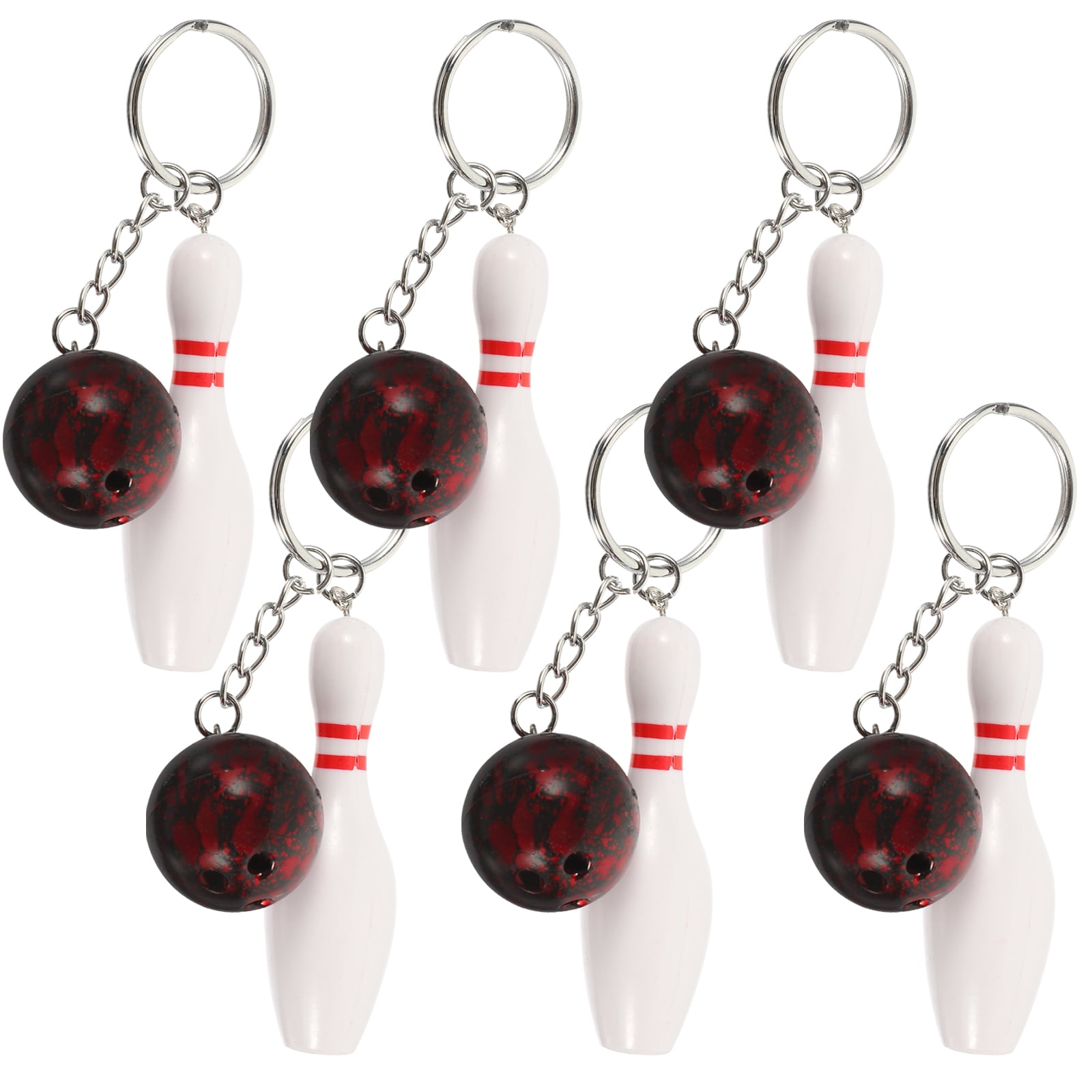 6 Pcs Chains Bowling Keychain Unique Keychains Exquisite Baby - Walmart.com