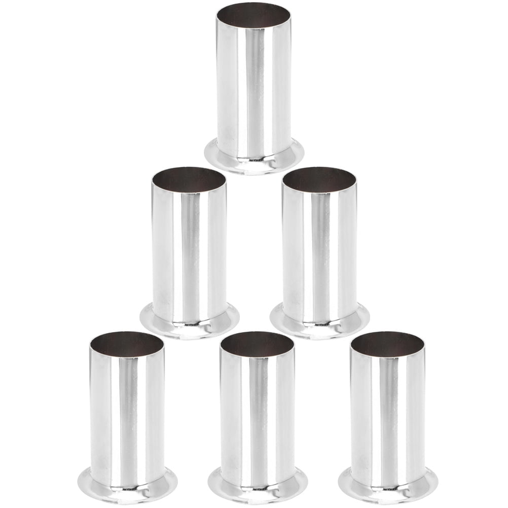 6 Pcs Chandelier Casing Lamp Base Sleeve Socket Covers Crystal ...