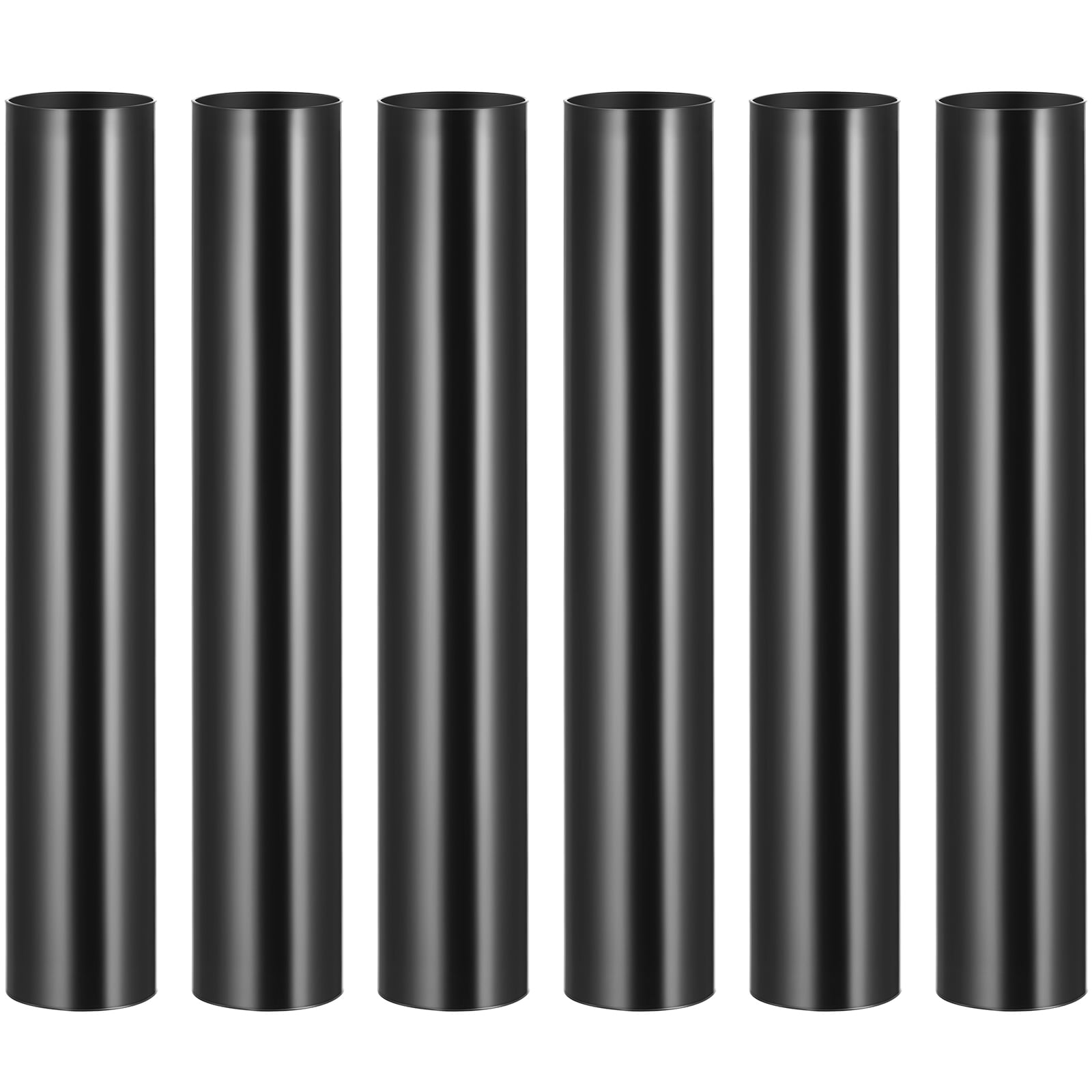 Homoyoyo Chandeliers Candle Covers Black 6Pcs 0.63x3.94In - Walmart.com