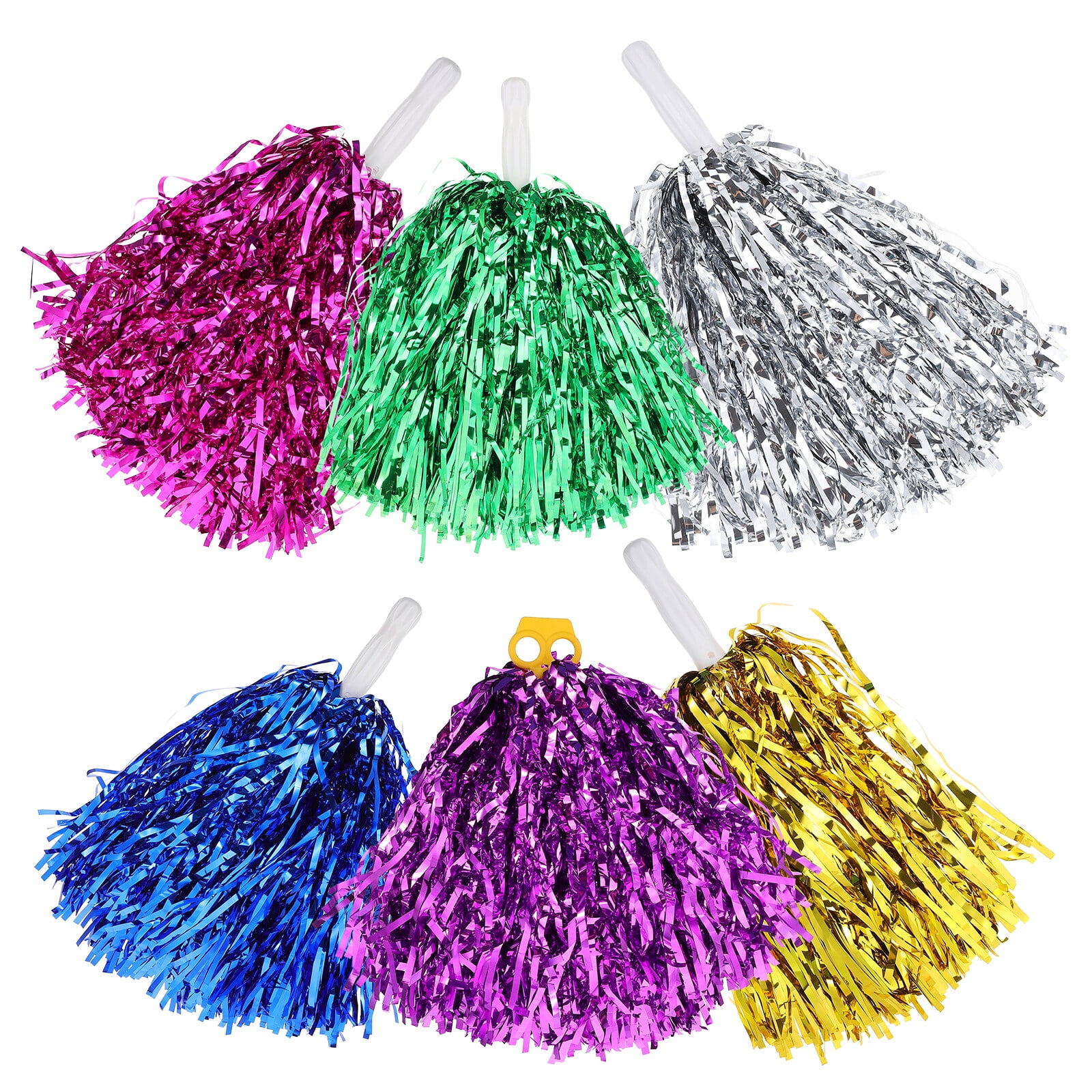 6 Pcs Cheerleading Pompoms Cheer Pompom Props Cheerleader Accessories Poms Poms Cheer Pom Poms ...