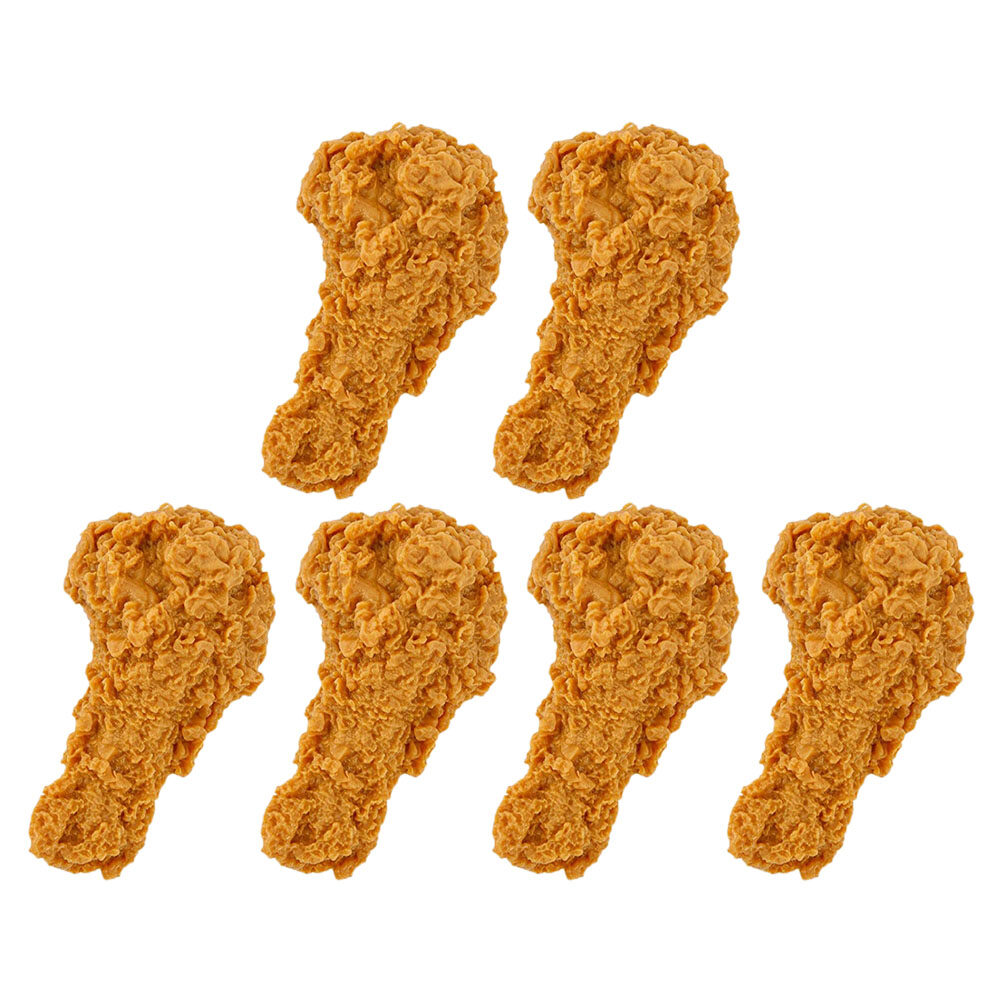 6Pcs Fake Fried Chicken Legs Home Ornaments Simulation Drumstick ...