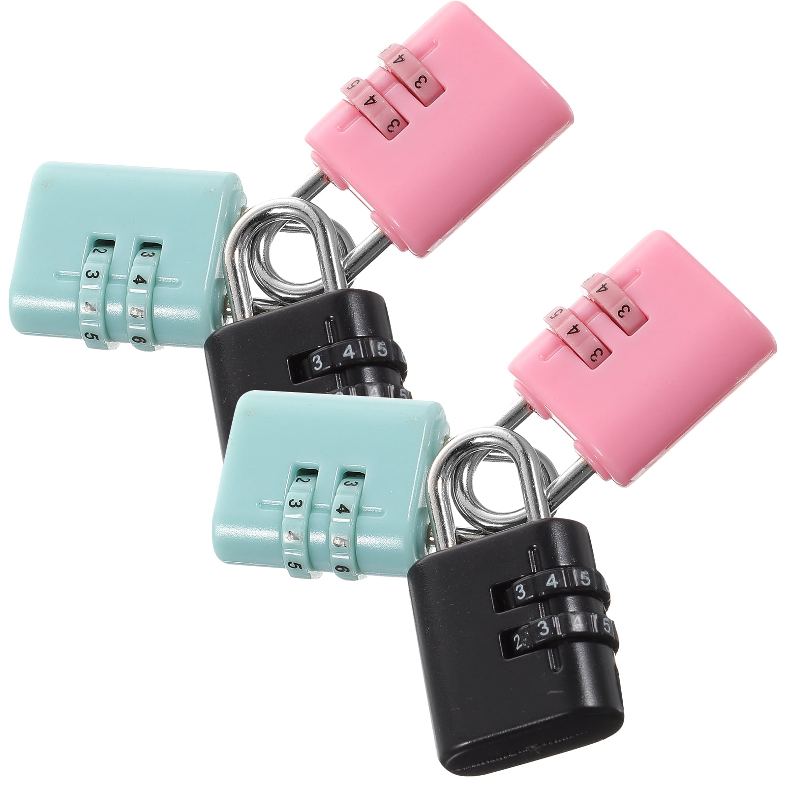 6 Pcs Child Combination Lock Antique Padlock Handbags Small Cute ...