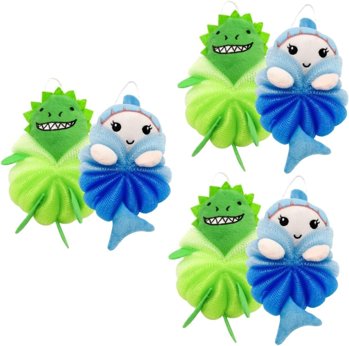 6 Pcs Children's Bath Ball Body Loofah Baby Sponge Toddler Bath Sponge ...