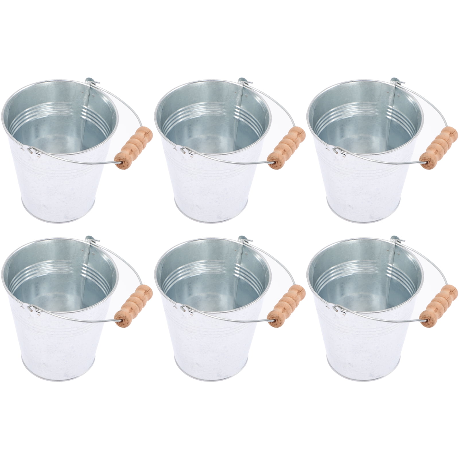 REOFLYUP Small Tin Pails Food Storage Party Use 6Pcs - Walmart.com