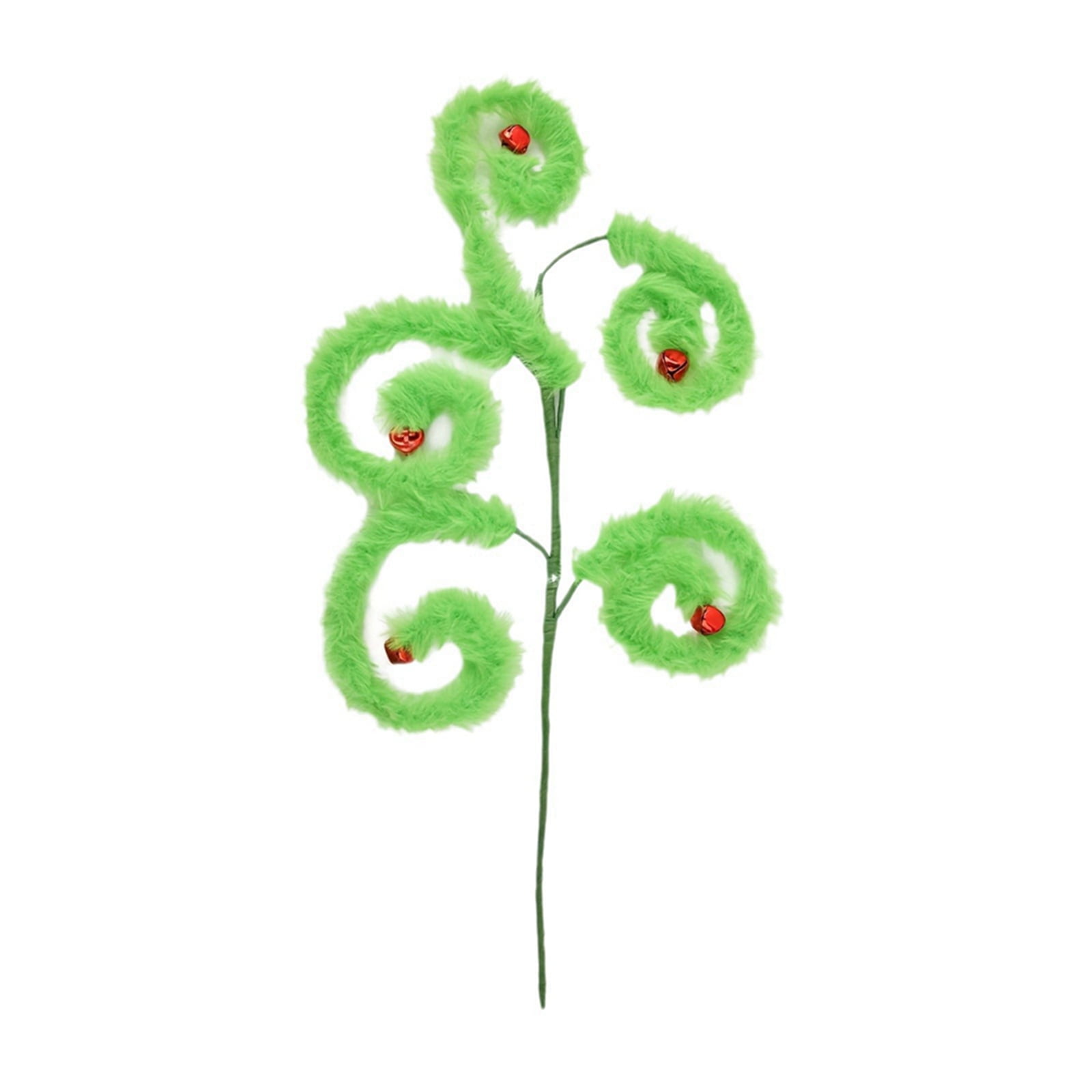 6 Pcs Christmas Tree Topper,16 Inch Christmas Tree Picks,Green Furry ...