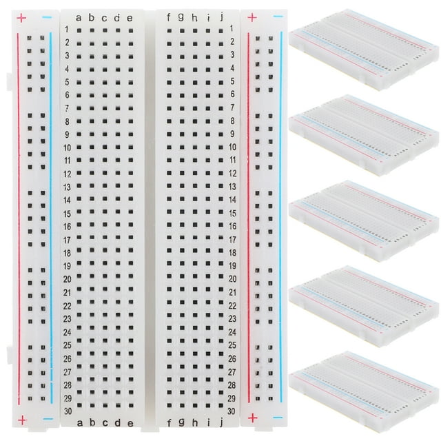 6 Pcs Circuit Board Bread Boards Circuits Kits Breadboard 400 Point ...