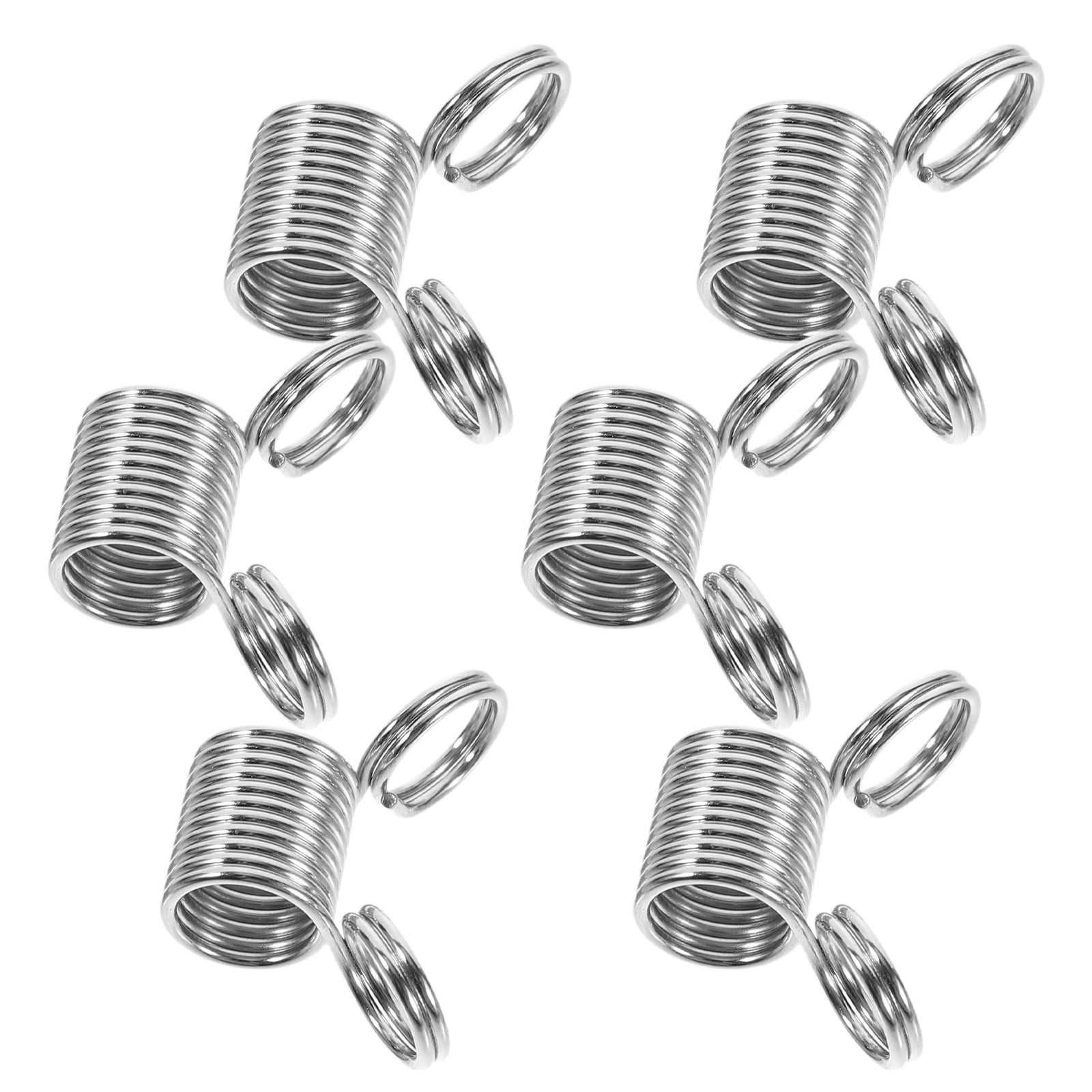 6 Pcs Clip Springs for Stringing Beads Clamps Stoppers Jewelry ...