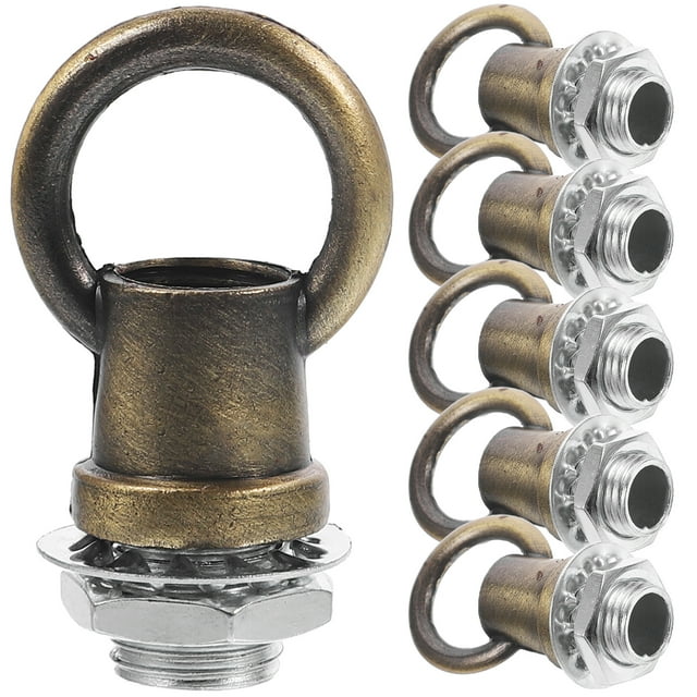 6 Pcs Closed Hook Hooks for Hanging Ceiling Pendant Light Lamp Loop ...