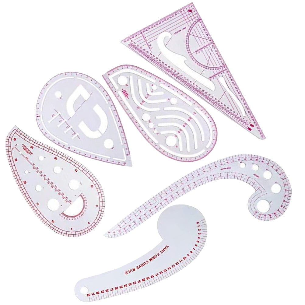 6 Pcs Clothing Ruler Sewing Seam Rippers for Kit Quilting Rulers ...