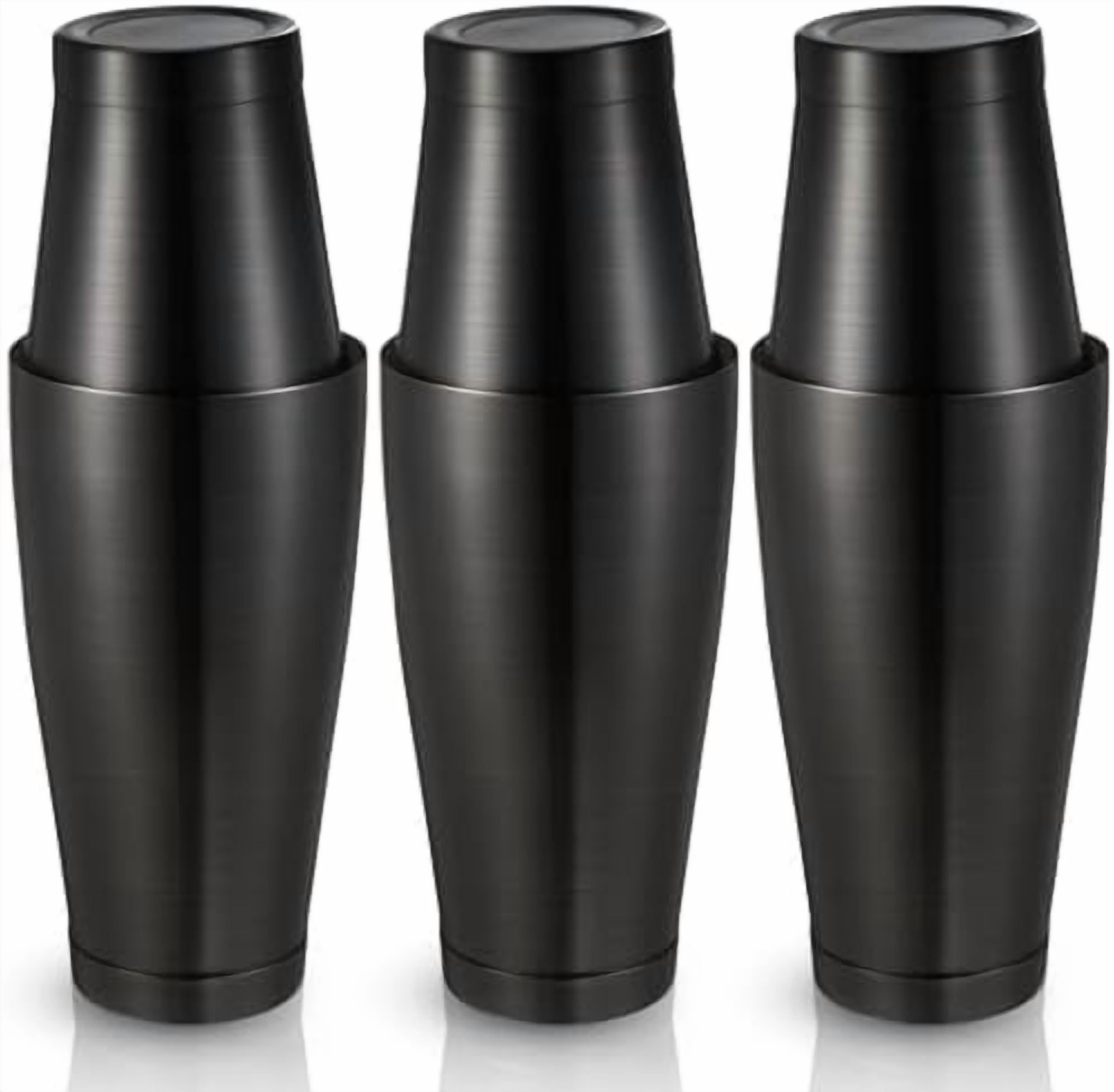 6 Pcs Cocktail Shakers Professional Bar Shaker Boston Set Stainless ...