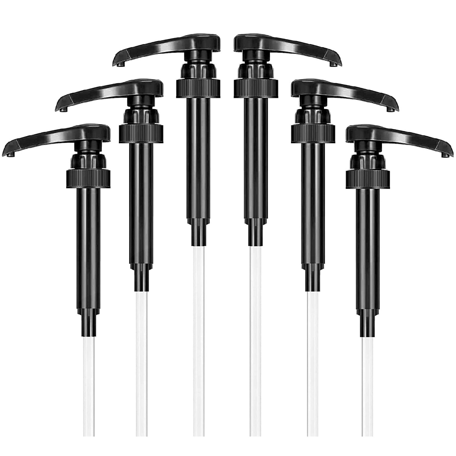 6 Pcs Coffee Syrup Pump Dispenser for Coffee Syrup Bottle (25.4 oz ...
