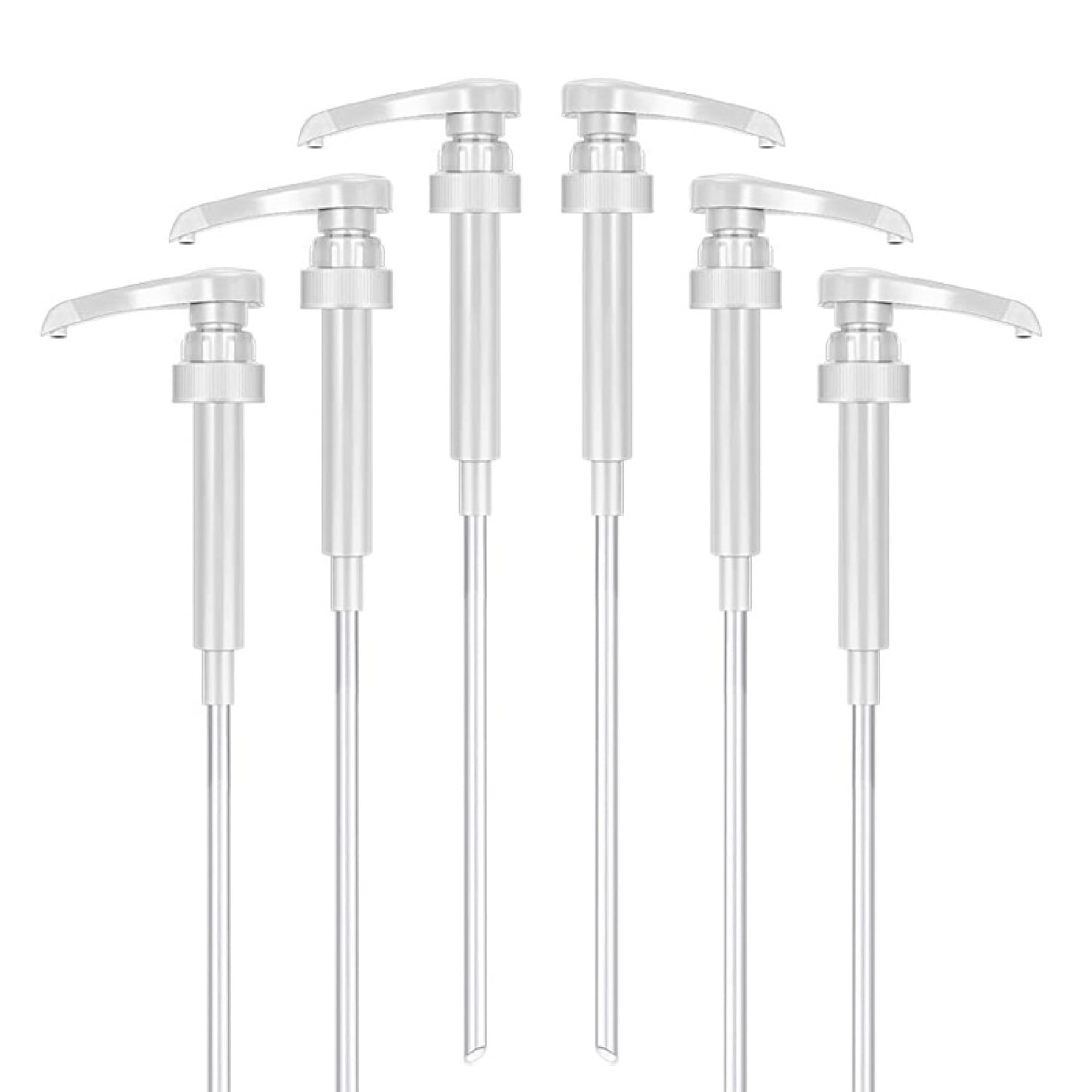 6 Pcs Coffee Syrup Pump Dispenser for Coffee Syrup Bottle (25.4 oz ...