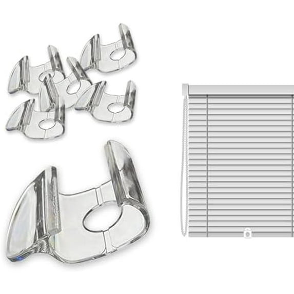 6 Pcs Cordless Shade Handle Pull for Windows Graber Window Shades Pulls ...