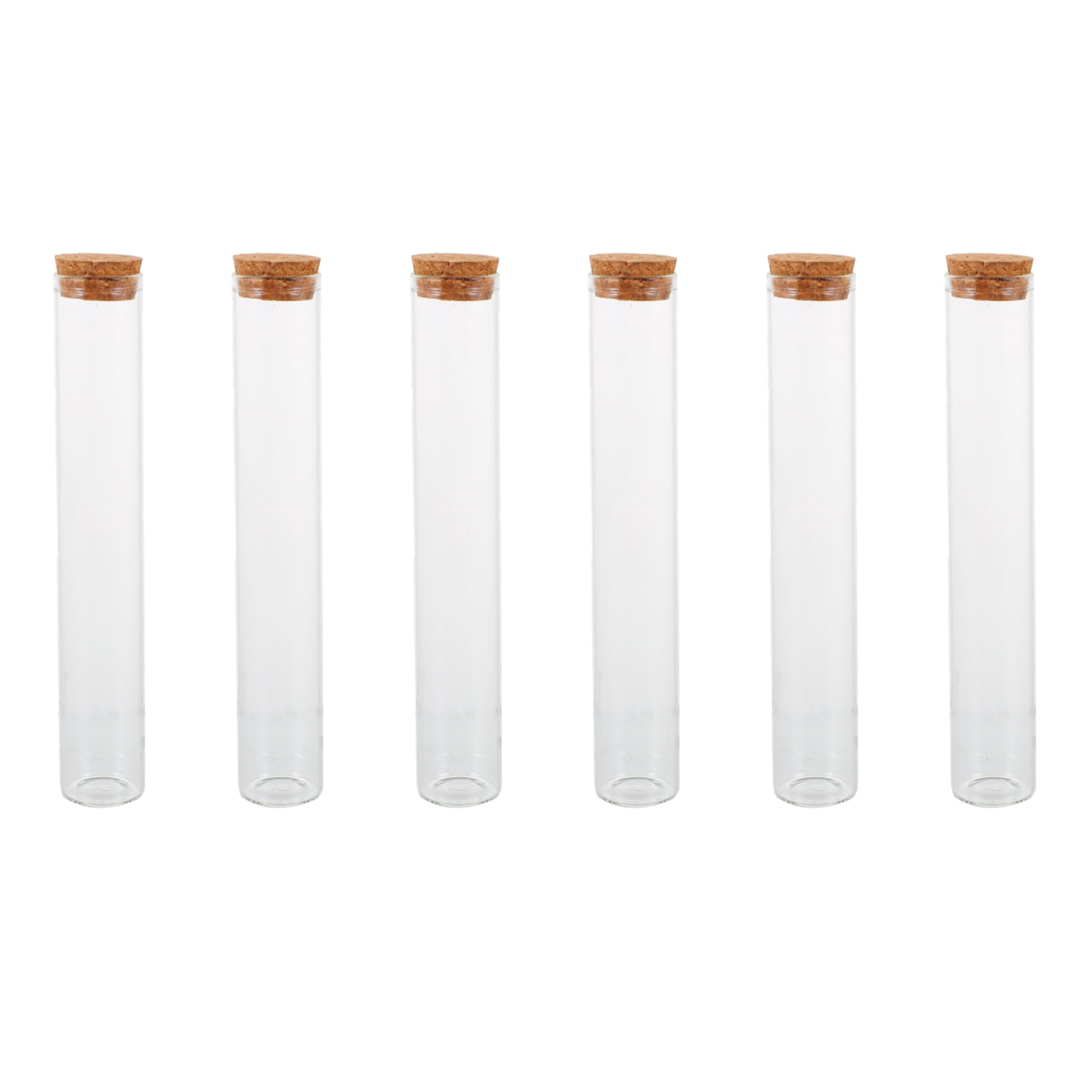 6 Pcs Cork Test Tube Laboratory Glassware Insulated Water Bottle Corks ...