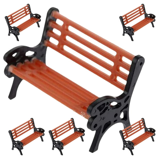 Masteelf Miniature Park Bench Set for Decoration Versatile Mini ...